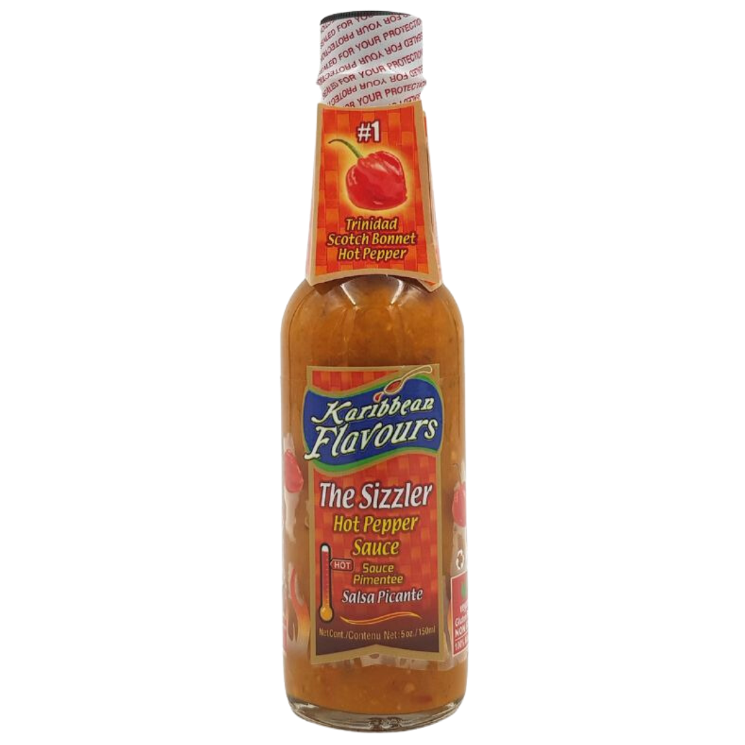 Karibbean Flavours The Sizzler Hot Pepper Sauce (Salsa Picante) – Riley ...