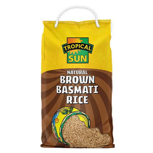 Tropical Sun Natural Brown Basmati Rice 5kg – Riley's Tropical Food