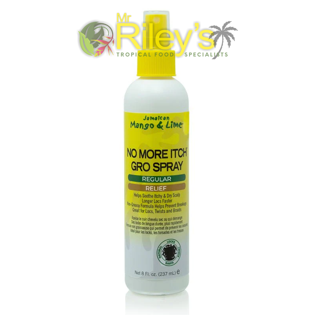 Jamaican Mango & Lime No More Itch Gro Spray - Regular 237ml – Riley's ...