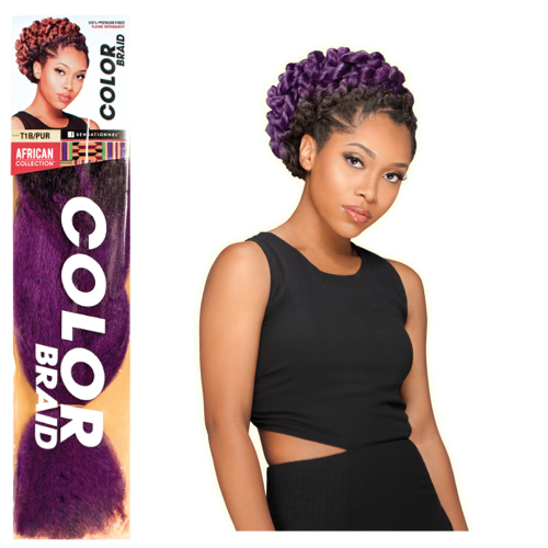 African Collection Colour Braid 48' – Riley's Tropical Food
